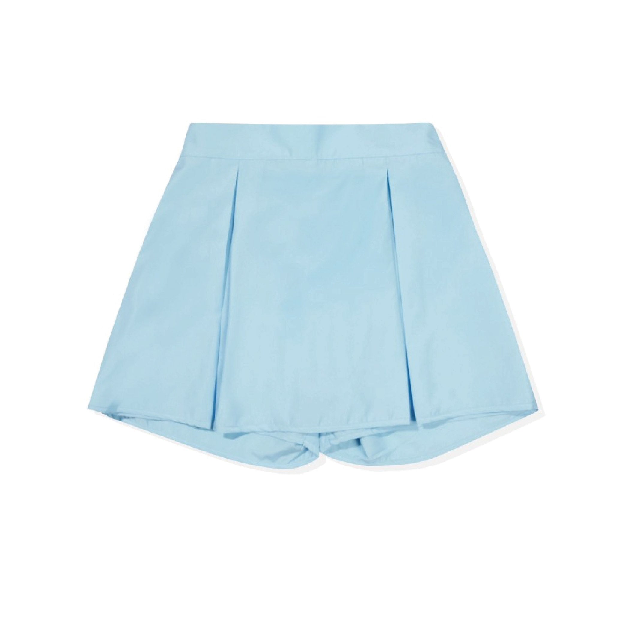 Pleated Skort Luxe Light Blue – TAKA CRAFT