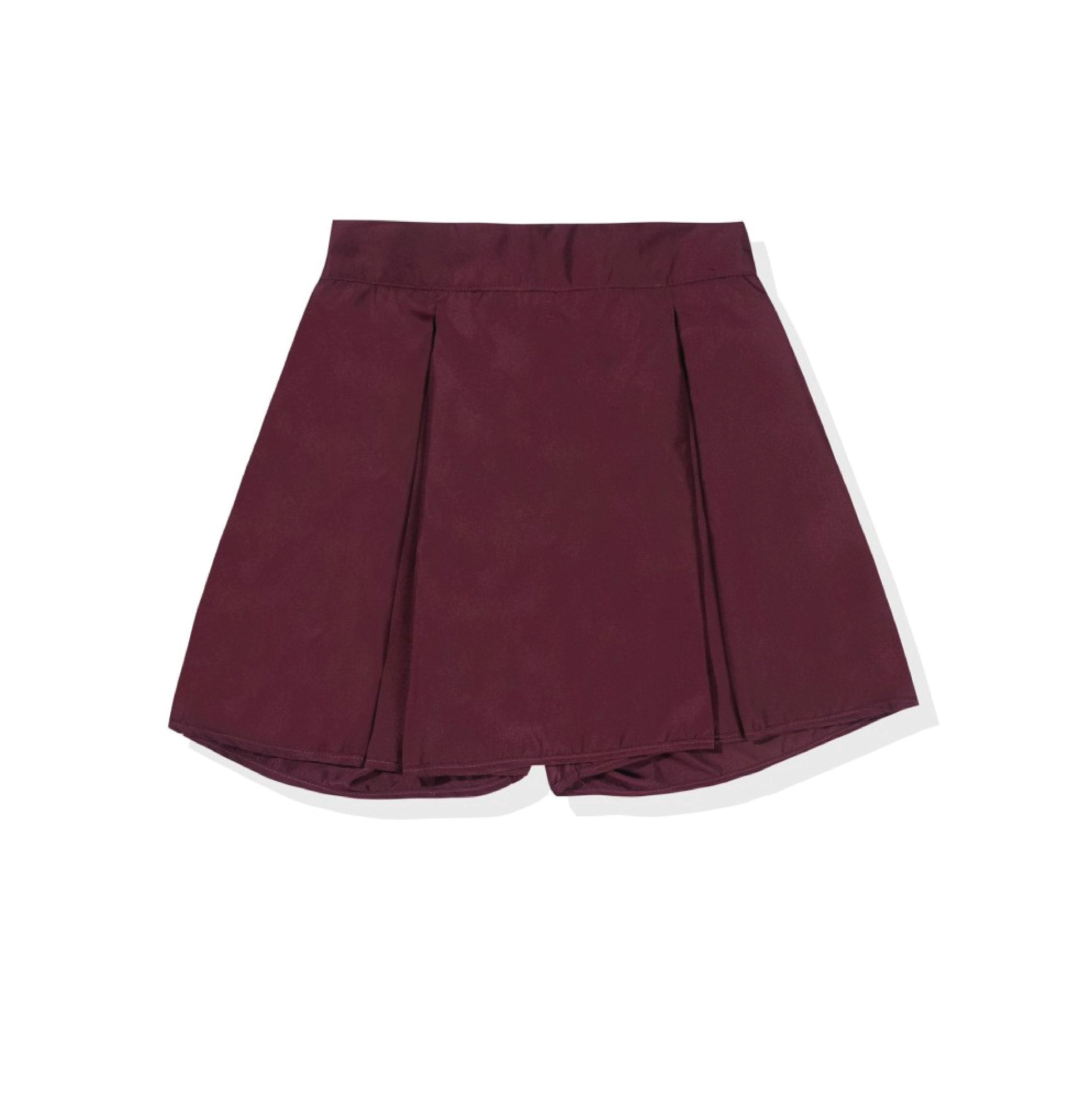 Pleated Skort Luxe Maroon – TAKA CRAFT
